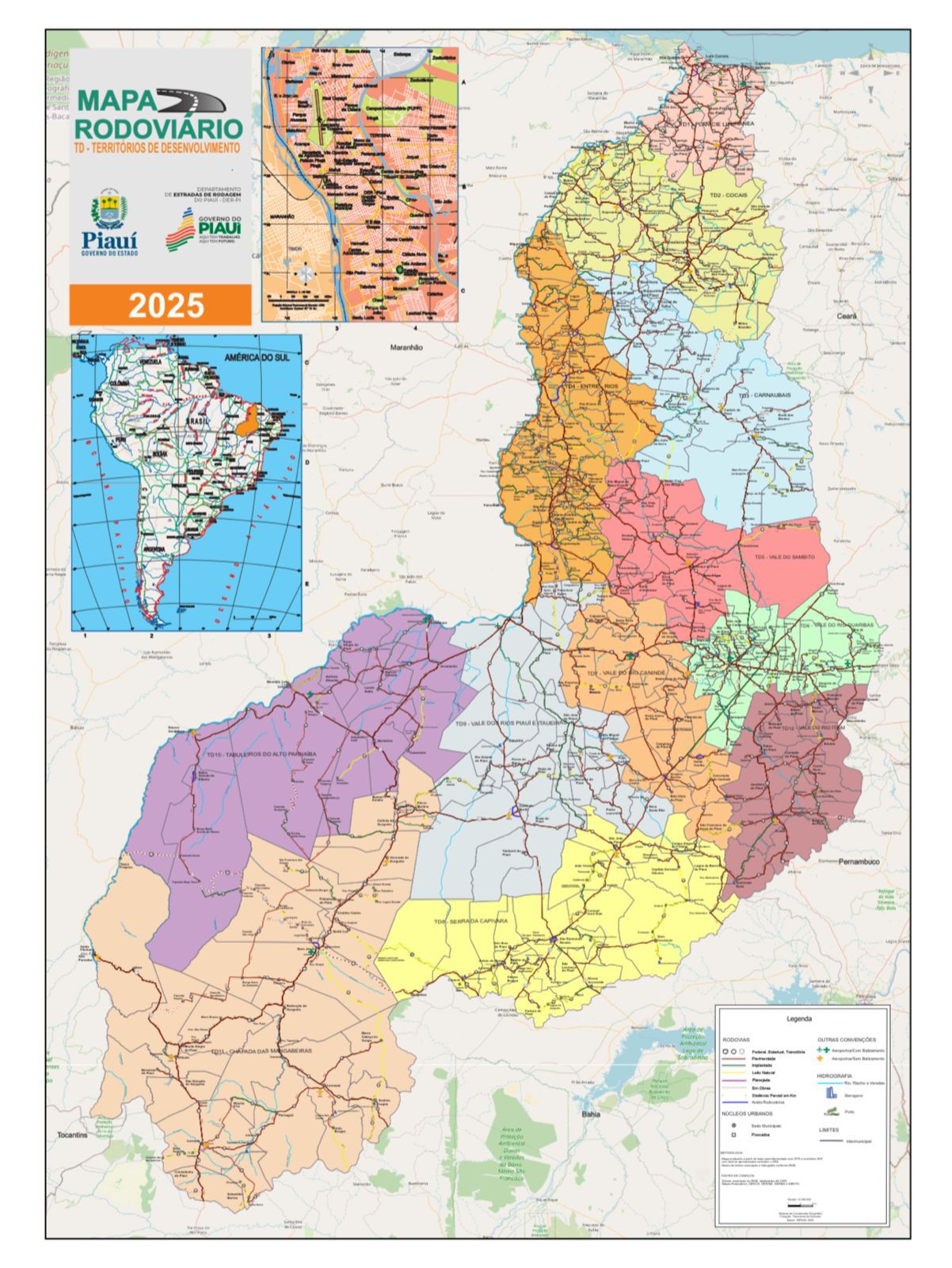 DER disponibiliza mapa rodoviário 100% atualizado para a população via ...